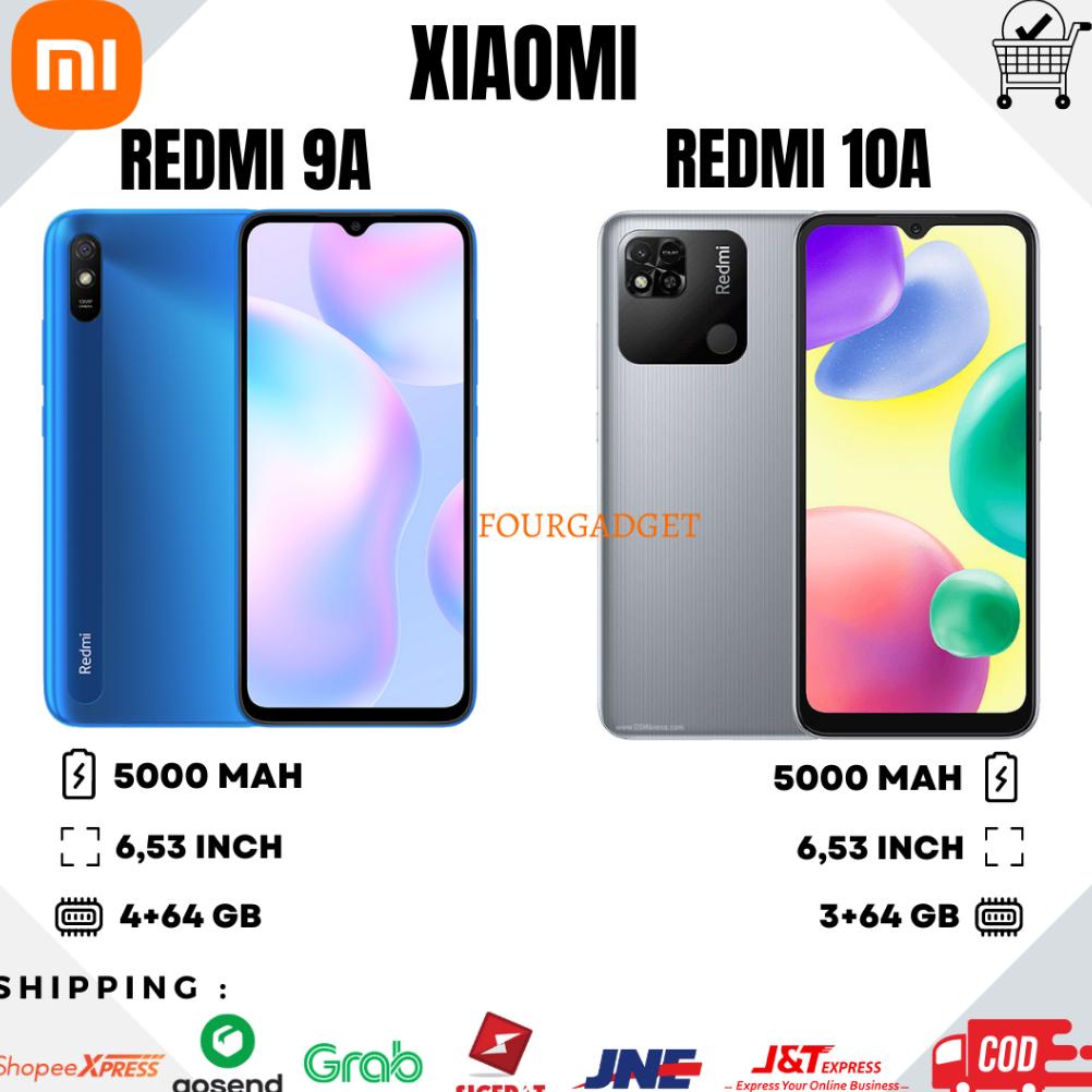 Jual REDMI 9A RAM 4/64 GB / REDMI 10A RAM 3/64GB FULLSET | Shopee Indonesia
