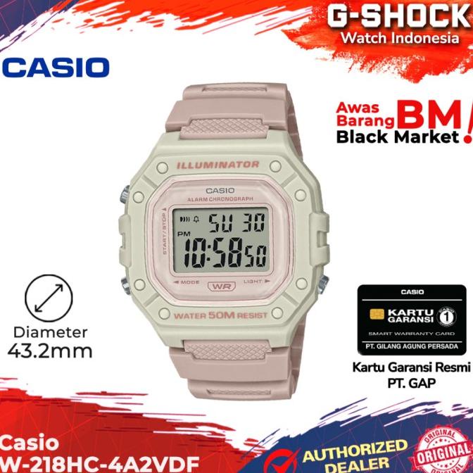 Jual Casio General W-218HC-4A2VDF W-218HC W-218 W218HC W 218HC | Shopee ...
