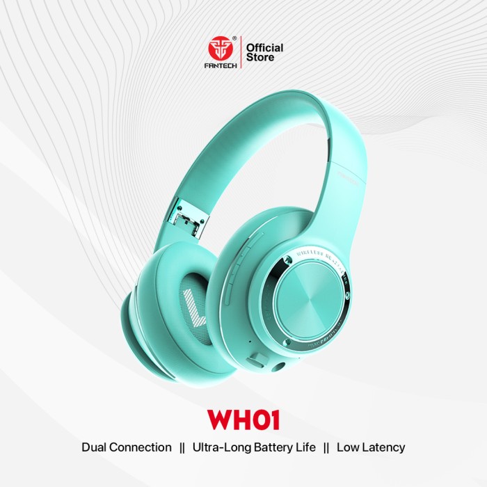 Jual FANTECH MINT EDITION WH01 BLUETOOTH HEADSET WIRELESS | Shopee ...