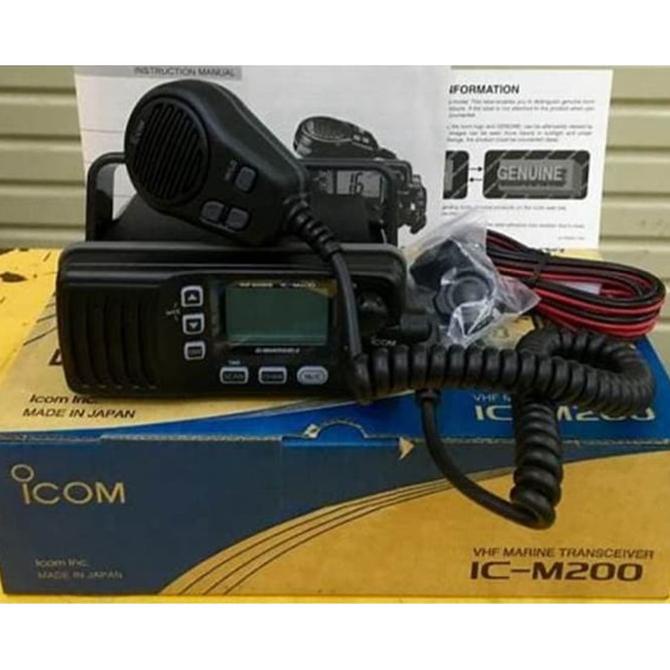 Jual RADIO RIG VHF MARINE TRANSCEIVER ICOM M 200 IC M200 | Shopee Indonesia
