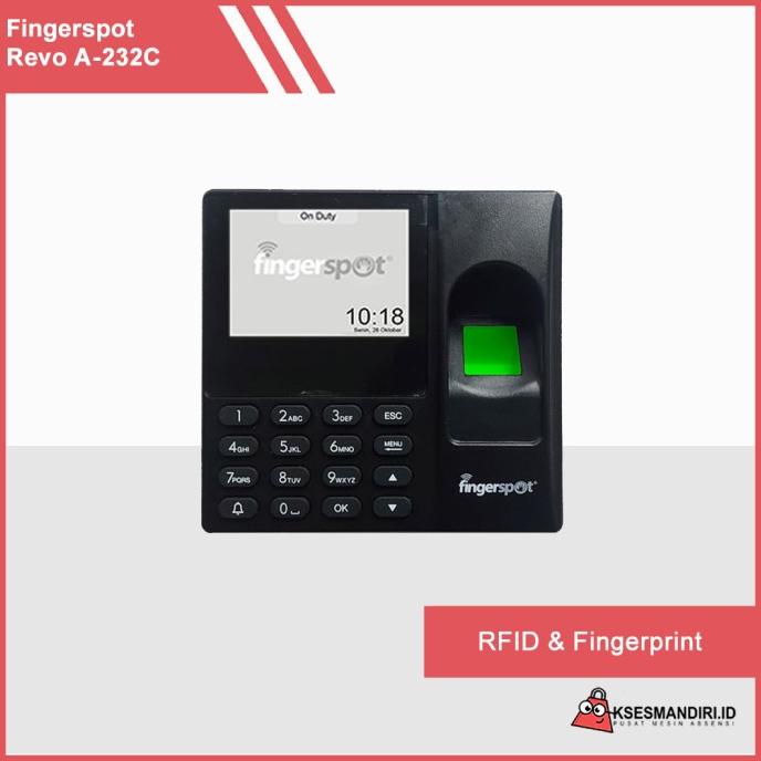 Jual Mesin Absensi Fingerprint Fingerspot Revo A232C Original | Shopee ...