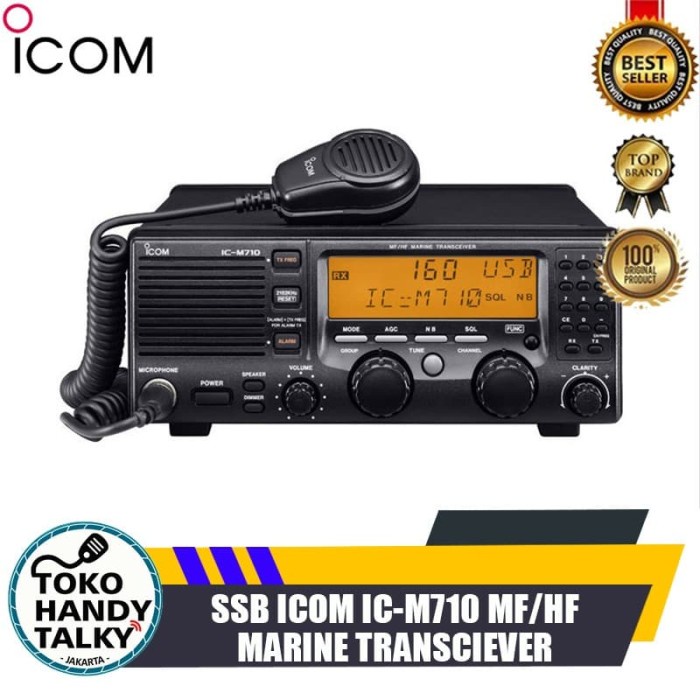 Jual ICOM IC M710 SSB M 710 RADIO SSB M-710 MF/HF RADIO RIG MARINE ...