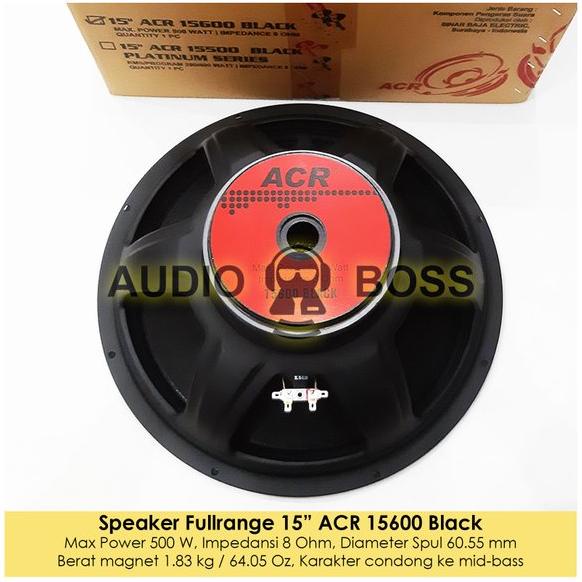 Jual Speaker 15 inch ACR 15600 Black - Speaker ACR 15 inch 15600 Hitam ...