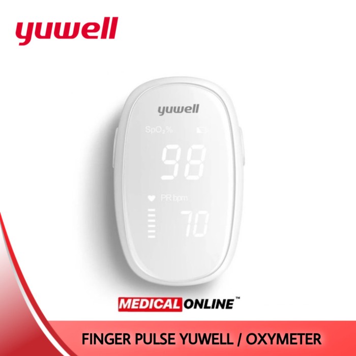 Jual FINGER PULSE OXIMETER YUWELL ORIGINAL SATURASI OKSIGEN OXYMETER ...
