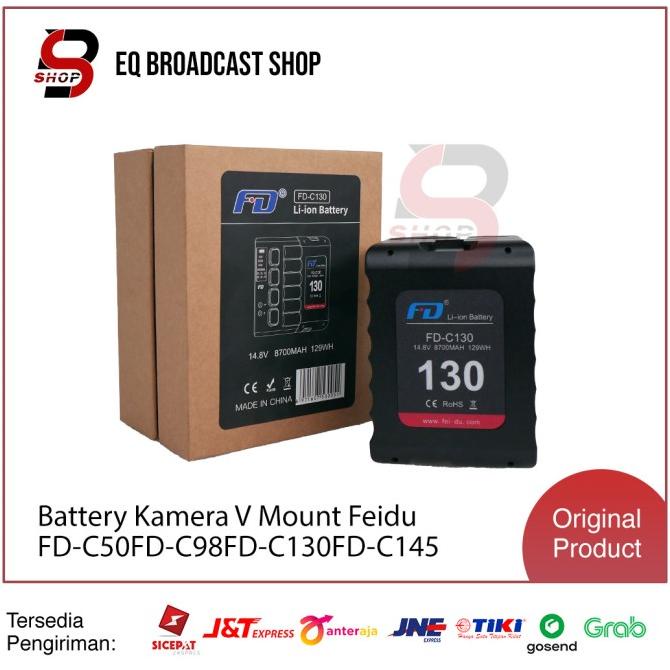 Jual Battery Kamera V Mount Feidu FD-C50/FD-C98/FD-C130/FD-C145 ...