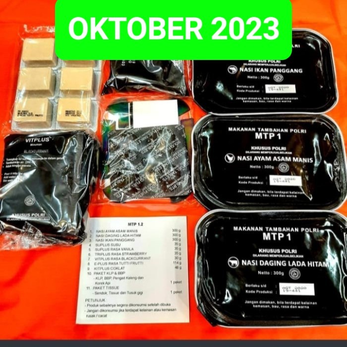 Jual RANSUM MTP1 T2SP MAKANAN SURVIVAL SEREAL MAKANAN SIAP SAJI TNI ...