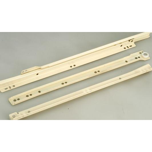 Jual Rel Laci Roda Biasa Putih Beige Panjang 40 Cm Drawer Runner ...