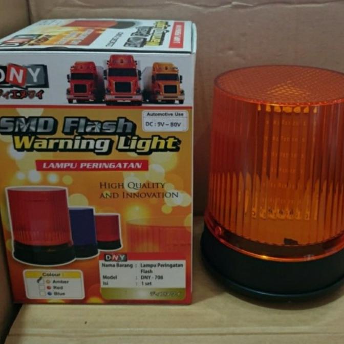 Jual Lampu Rotary Lampu Rotari Lamp Led Blitz Dny 708 - Orange | Shopee ...
