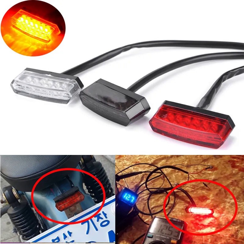 Jual LED Number Plate Light License Plate Tail Light Brake Blinker Pit ...