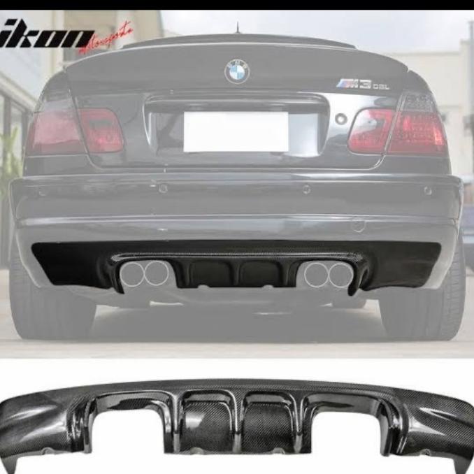 Jual paketan spoiler, diffuser & Splitter BMW e46 M3 CSL | Shopee Indonesia