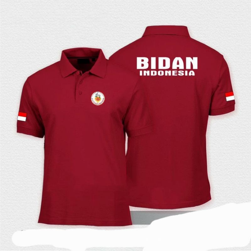 Jual kaos polo bidan kaos kerah bidan baju kerah bidan seragam bidan ...
