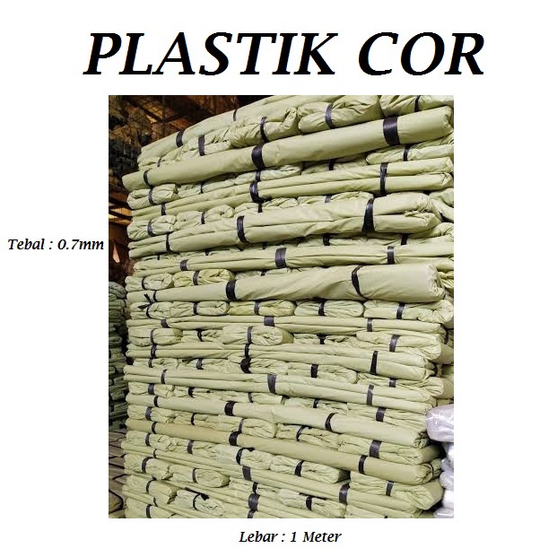 Jual Plastik Cor Hijau Butek - Plastik Cor Lebar 1 Meter Tebal 0,7 Mm ...
