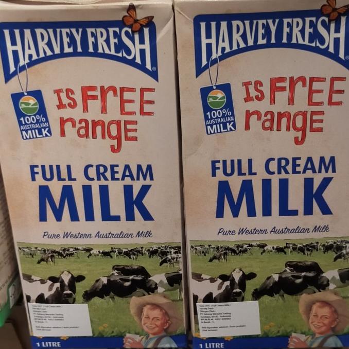 Jual :::::::] Harvey fresh full cream milk 1ltr | Shopee Indonesia