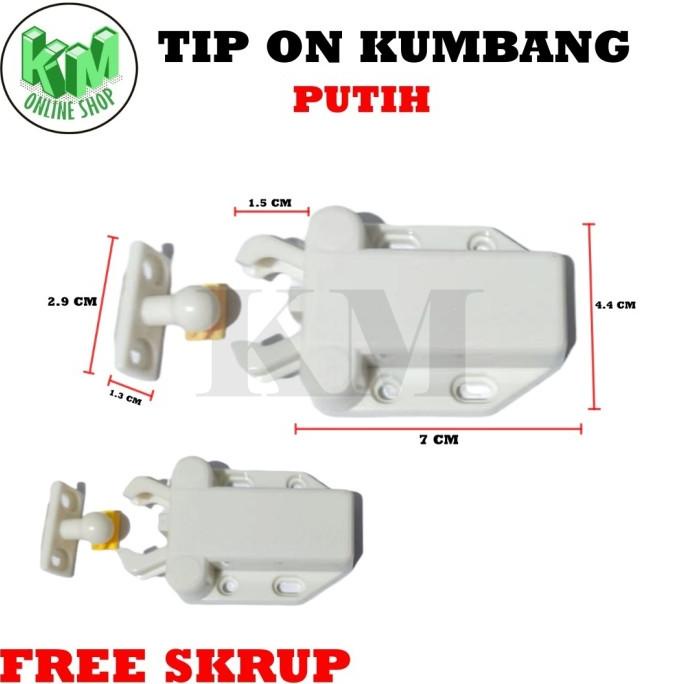 Jual BEST PRODUK Push Open Latch Minilatch Tip On Kumbang Push To Open ...