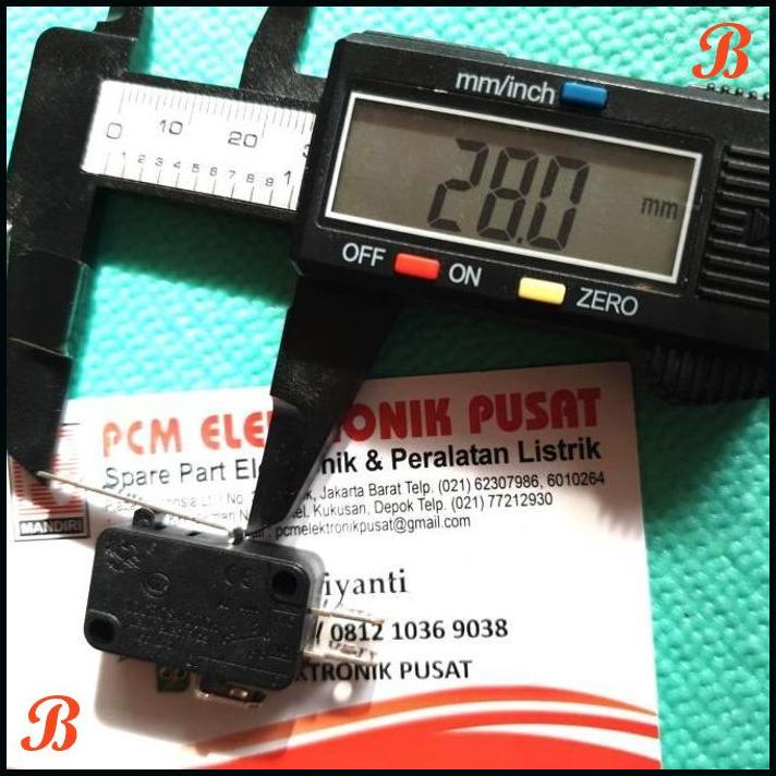 Jual MIKRO / LIMIT SWITCH + LIDAH PANJANG LURUS 28 X 16 [PCME] | Shopee ...