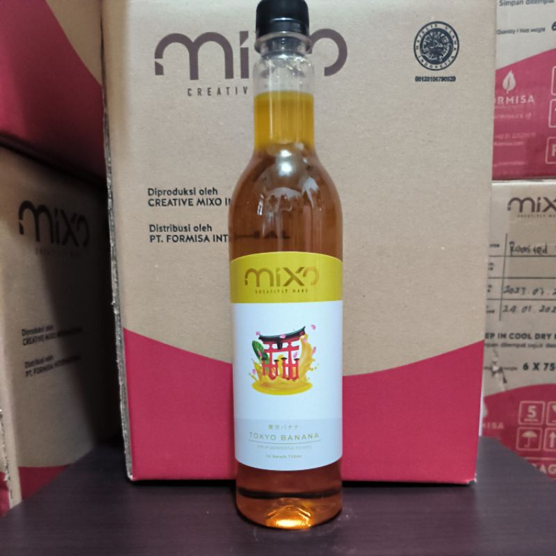 Jual Mixo Syrup Tokyo Banana 750ml | Shopee Indonesia