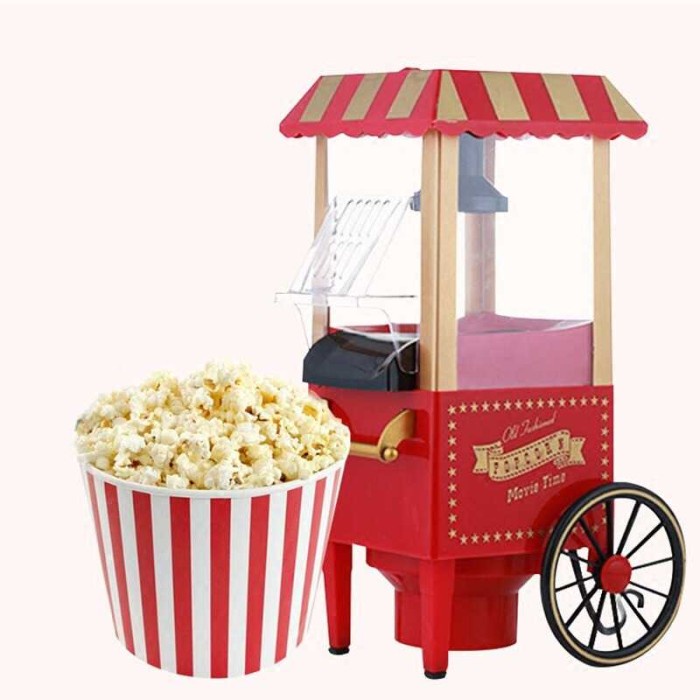 Jual Alat Mesin Pembuat Popcorn Electric Qitherm Biji Jagung Popcorn ...