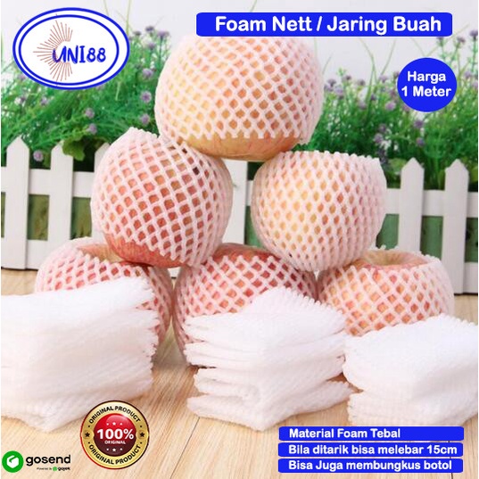Jual Jaring Foam Net Buah Busa Pembungkus Apel Jeruk Pear Pir Polynet ...