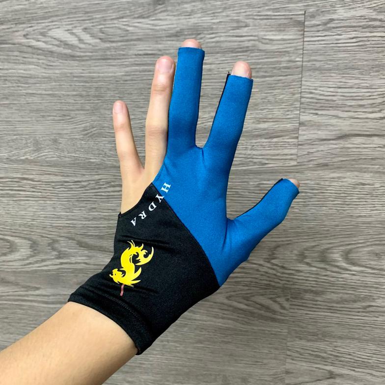 Jual Hydra Billiard Glove Open Finger Combination Colors In Black Pink ...