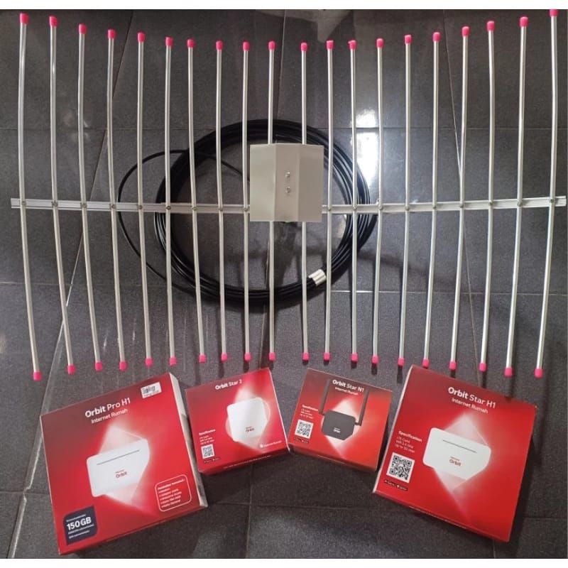 Jual Antena sinyal modem orbit star pro H1 Z1 N1 N2 max ultra lite turbo yagi grid mifi | Shopee ...