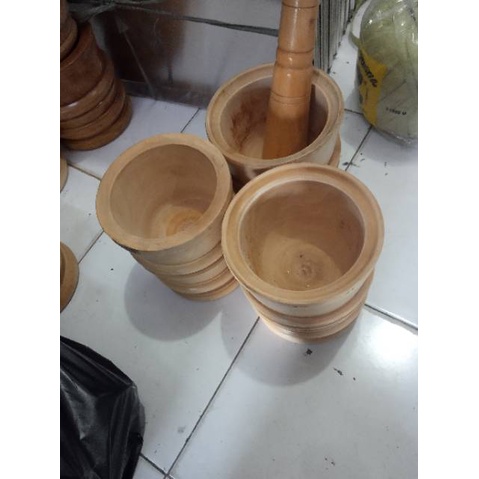 Jual Alat Tumbuk Kayu/Lumpang Kayu | Shopee Indonesia