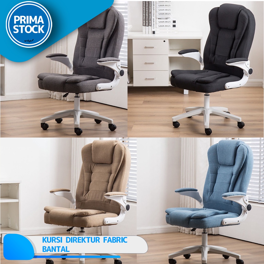 Jual KURSI KANTOR DIREKTUR BOSS BOS MANAGER GAMING BUSA KAIN FABRIC ...