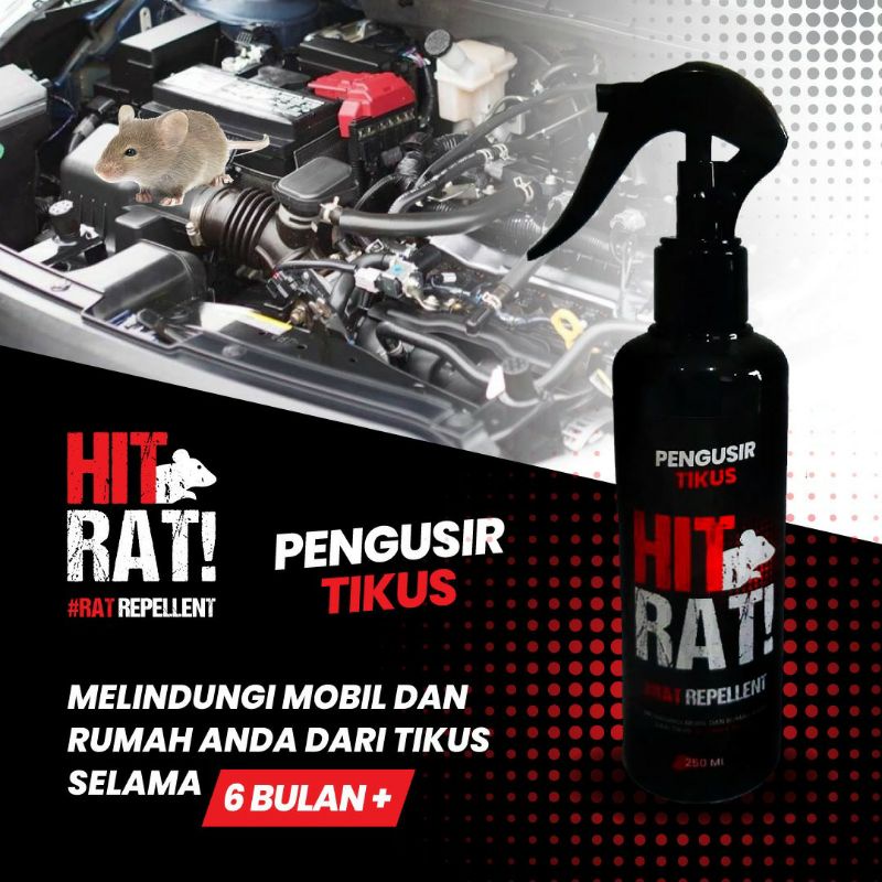 Jual HIT RAT! Rat Repellent Pengusir Tikus Ampuh Cairan Anti Tikus ...