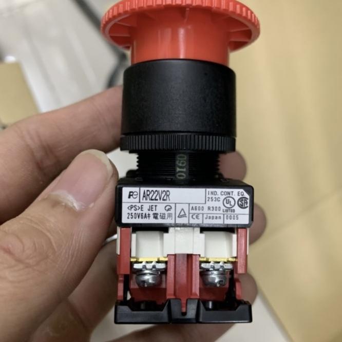 Jual Trend Emergency Stop Push Button FUJI AR22 V2R-11R AR22V2R 1NO1NC 22mm-40mm Murah 466 ...