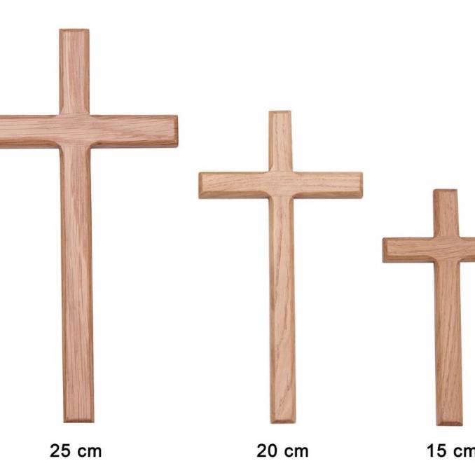 Jual Salib dinding white oak polos 25 cm | Shopee Indonesia