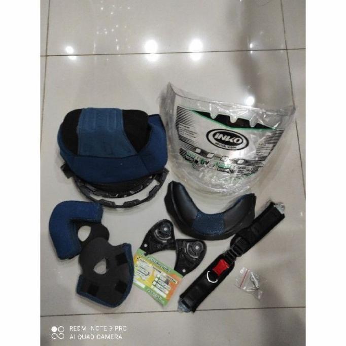 Jual Busa helm INK CENTRO (Full set + Kaca)-Putih | Shopee Indonesia
