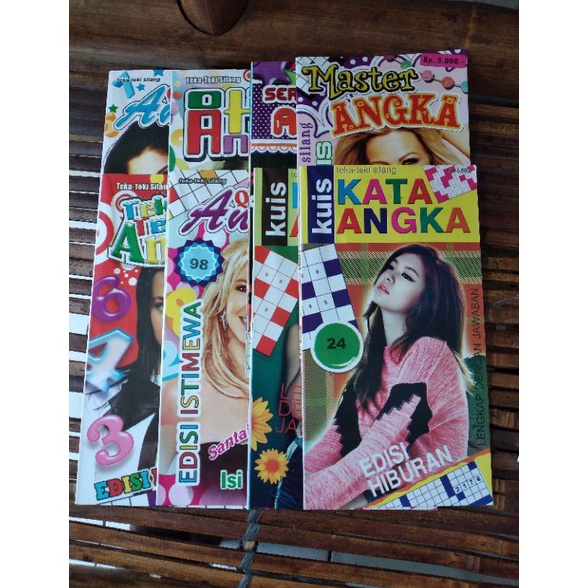 Jual Mall 10 Pcs Buku Teka Teki Silang / Buku TTS angka panjang ...