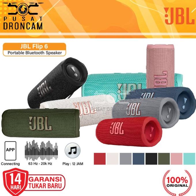 Jual JBL Flip 6 Portable Bluetooth Speaker Waterproof - Flip6 Original | Shopee Indonesia