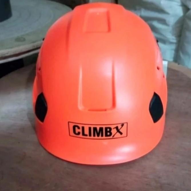 Jual Helm Safety Climbing Oranges Climbx Not Petzl / Helm Panjat ...