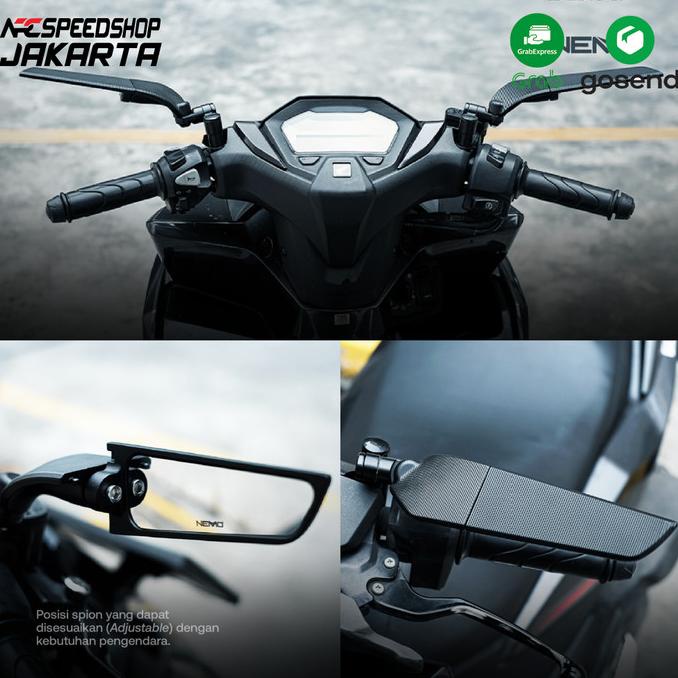 Jual NEMO Spion Winglet Model Rizoma Universal Kaca Spion Nemo | Shopee ...