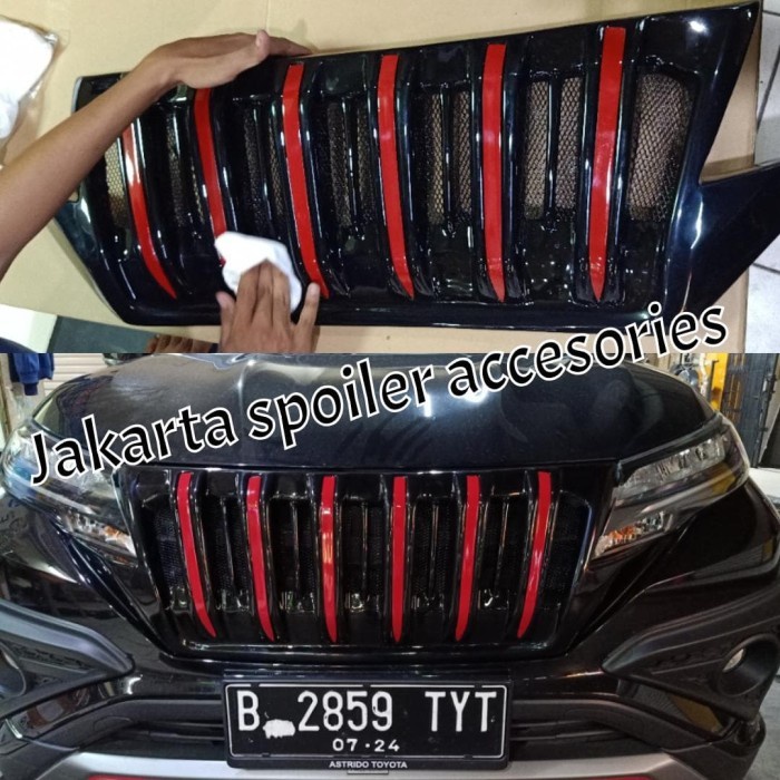Jual [Original] Grill Rush Terios 2016-2020 Apollo Style Hitam Glossy ...