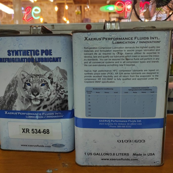 Jual [New Ori] Oli Xaerus Xr 534-68 / Oil Compresor Xr 534 68 Bisa ...