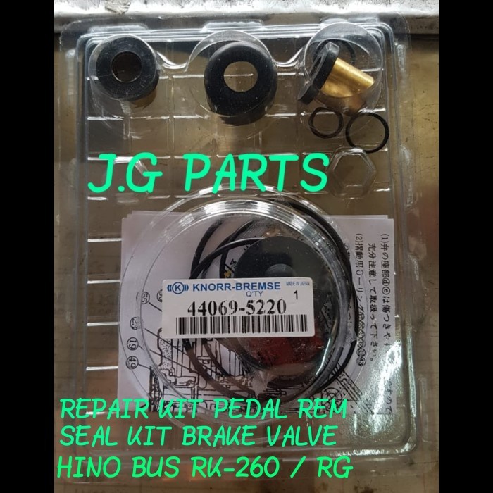 Jual Kit Pedal Rem / Seal Kit Brake Valve Hino Bus Rk / Rg Knorr 44069-5220 Kode Aa191 | Shopee ...