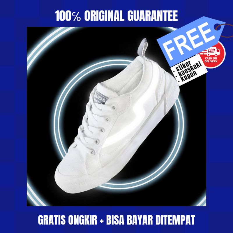 Jual PATROBAS GLARE REFLECTIVE WHITE NYALA ( TURUN 1 SIZE FREE STIKER ...