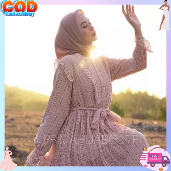 Jual Outfit Breasmead Gamis Brismade Muju Maxi Midi Dreas Gamis Premium ...
