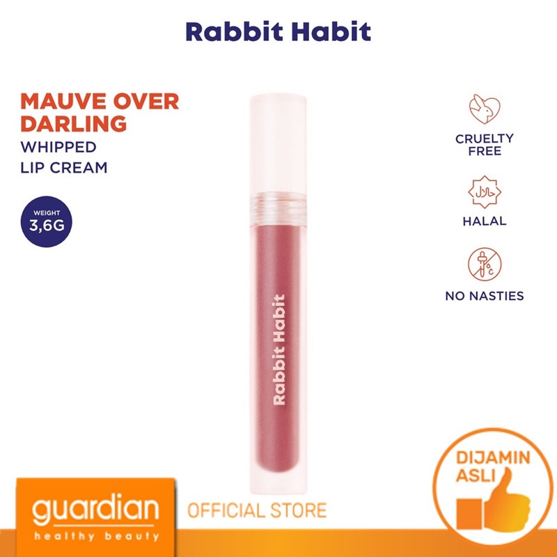 Jual Rabbit Habit Whipped Lip Cream 05 Mauve Over Darling 4G | Shopee ...