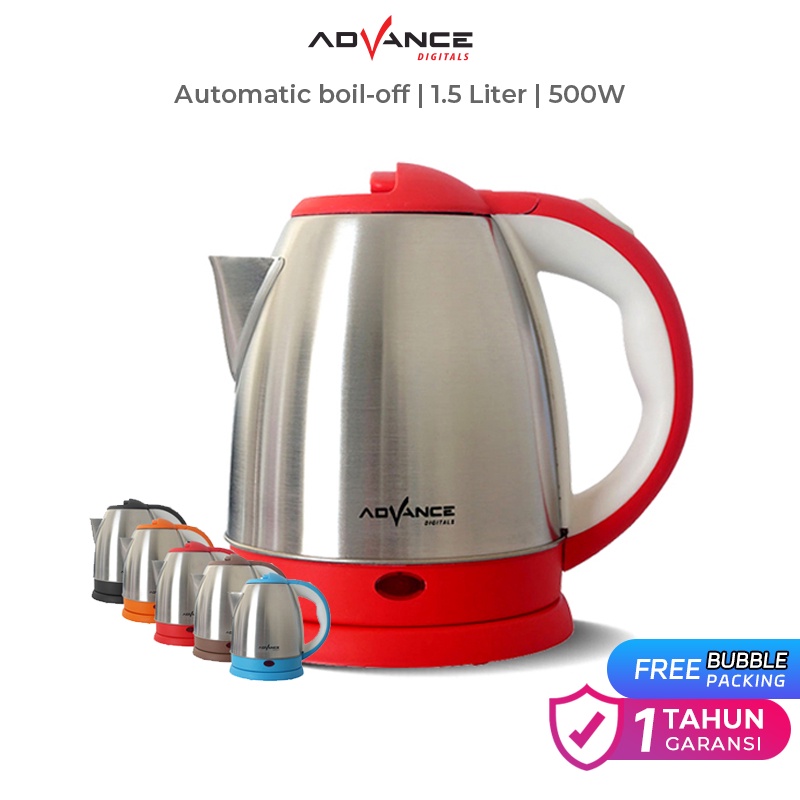Jual Advance Teko Listrik 1.5 Liter Ketel Listrik Kettle 500W AK151 ...