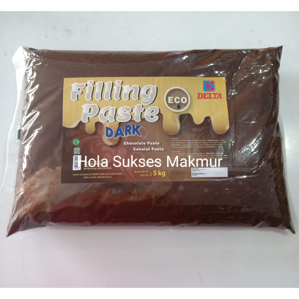 Jual SELAI CHOCOLATE DELTA 5 KG / Filling PASTE CHOCOLATE / SELAI PASTA ...