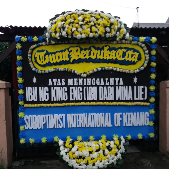 Jual Ready Bunga Papan Turut Berdukacita/Ucapan Orang Meninggal ...