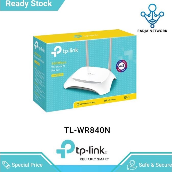 Jual TP-LINK TL-WR840N 300Mbps Wireless Router / Wifi Router TPLINK WR840N | Shopee Indonesia