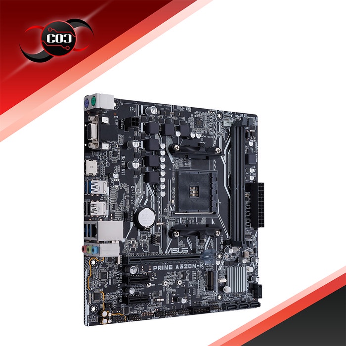 Jual Asus Prime A320M-K (Am4, Amd Promontory A320, Ddr4, Sata3 ...