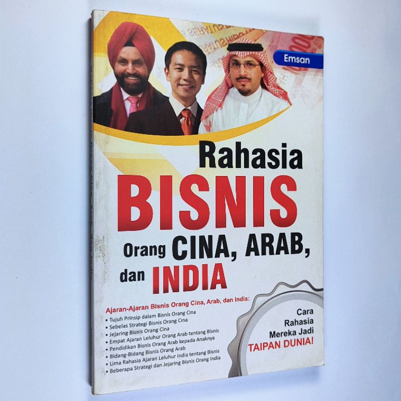 Jual RAHASIA BISNIS ORANG CINA, ARAB, DAN INDIA by Emsan | Shopee Indonesia