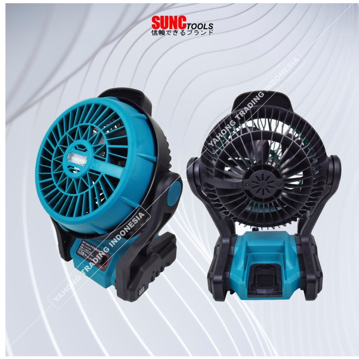 Jual Kipas Angin Portable 12" Inch + Led Tenaga Sunc Tools | Shopee ...