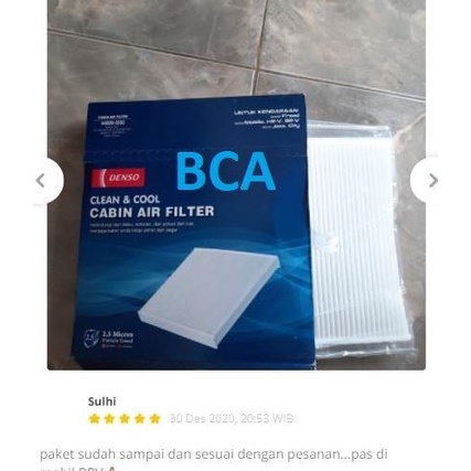 Jual Filter Kabin Udara Ac Mobil Honda Mobilio | Shopee Indonesia