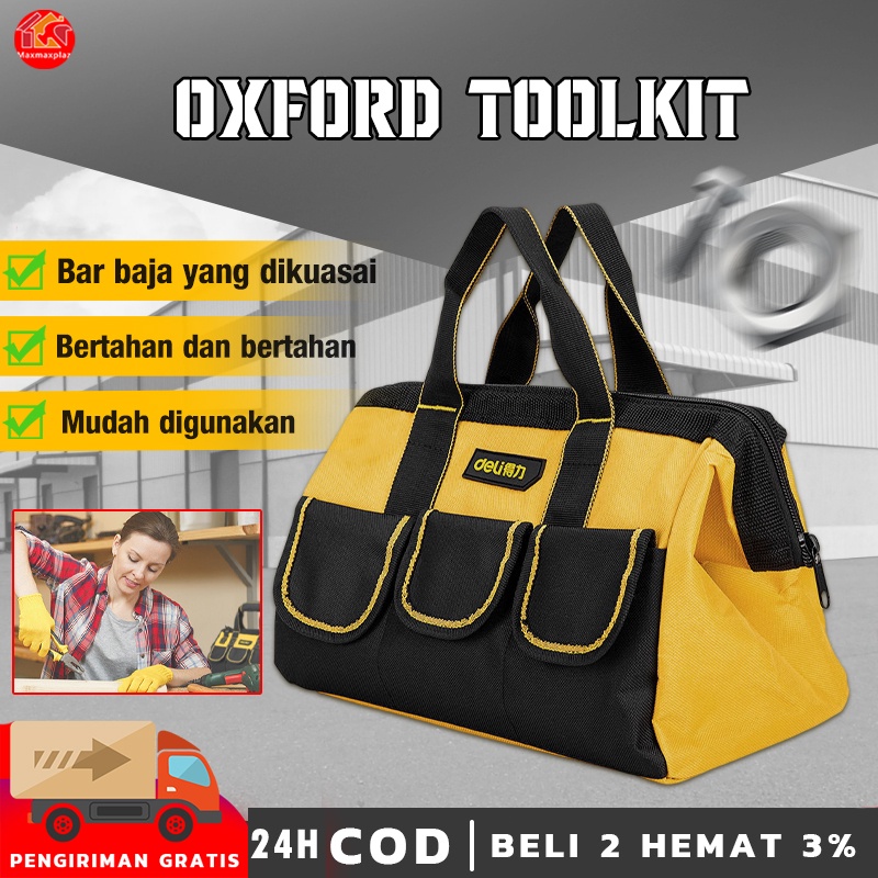 Jual Toolbag 13 Inch Kain Oxford Tebal Tas Alat Perkakas Tas Perkakas ...