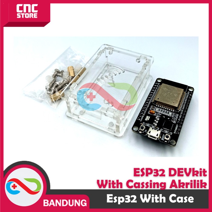Jual ESP32 DOIT WIFI BLUETOOTH IOT DEVELOPMENT BOARD WITH CASE AKRILIK ...